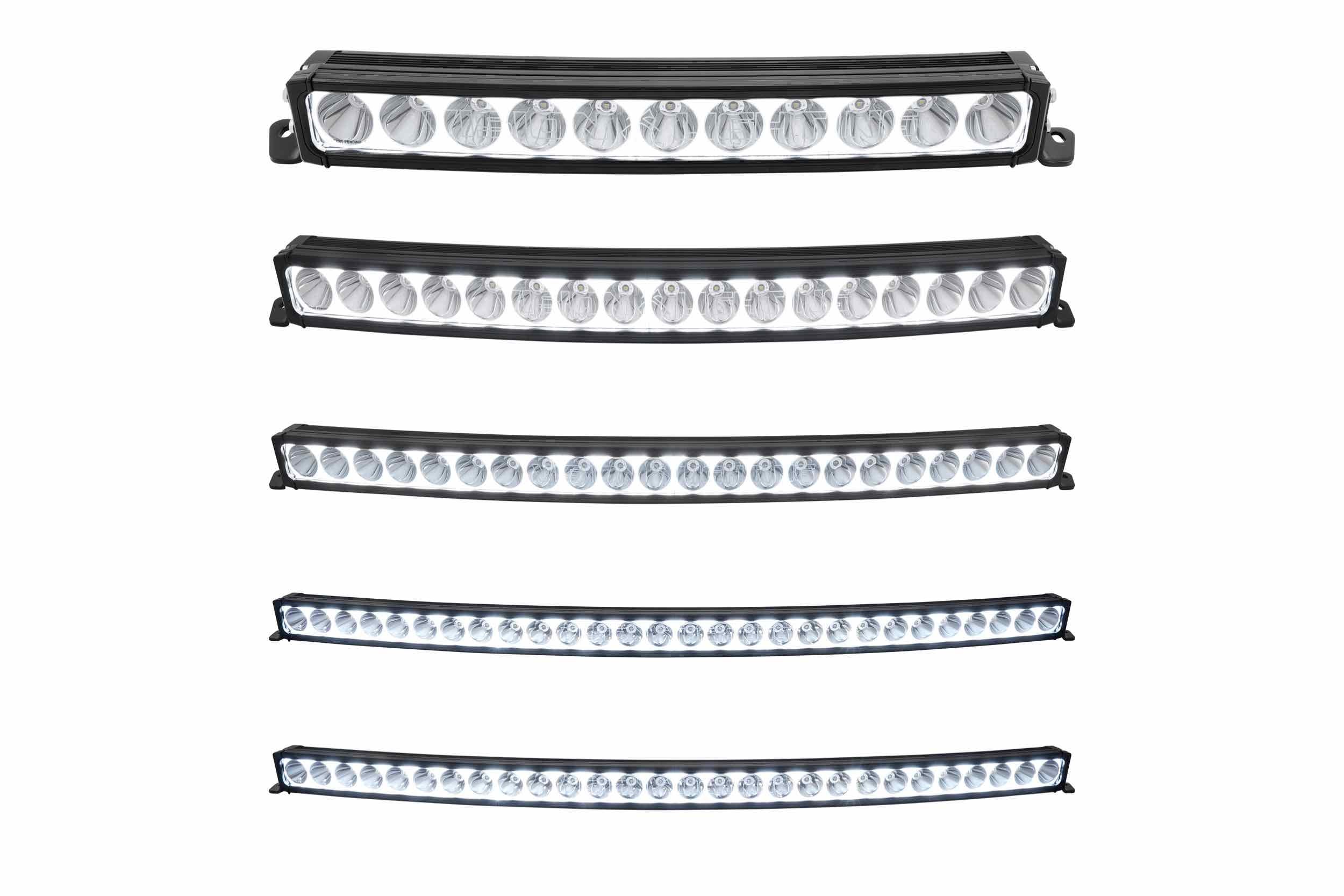 Vision X Light Bar: 54in (30-LED / 300W / XPR Curved + Halo / with L-B ...