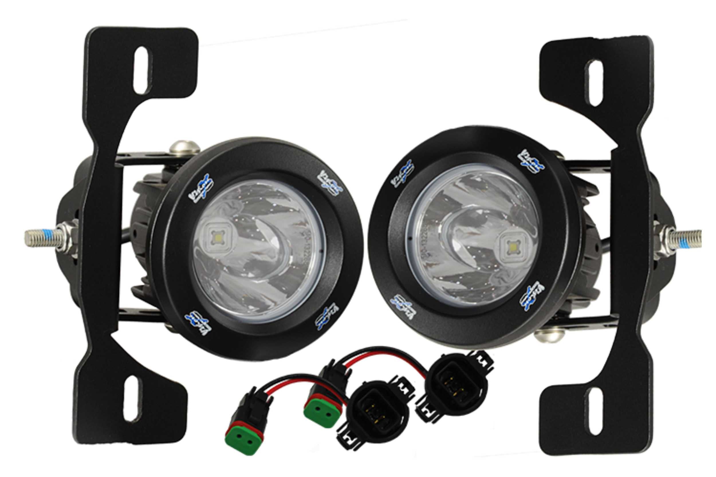 Vision X LED Fog Light System: Wrangler JK (07-09) (2x Optimus 20 Degr ...