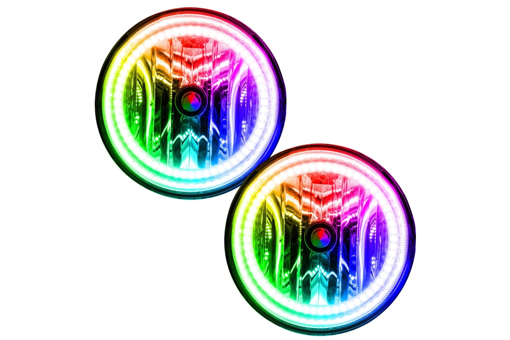 Oracle LED Halo Fogs: 08-11 Ford Ranger (ColorShift RGB / No Controlle ...